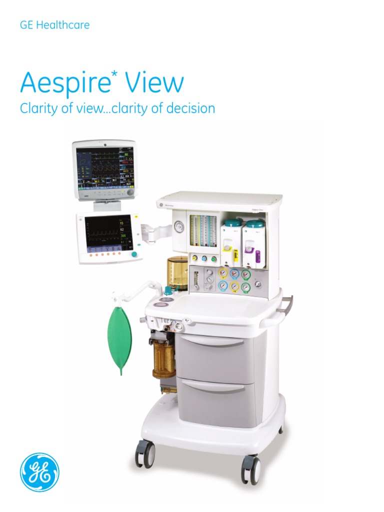 GEHealthcare Brochure Aespire View (1) | PDF | Clinical Medicine ...