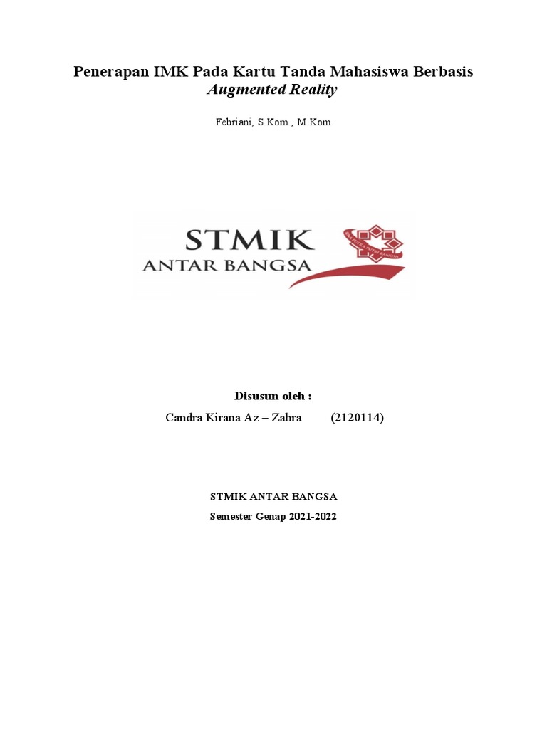 Rangkuman Jurnal IMK | PDF