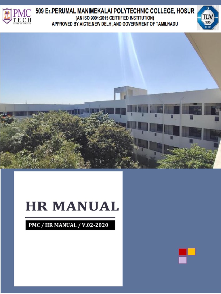 HR Manual 2020 | PDF | Libraries | Laboratories