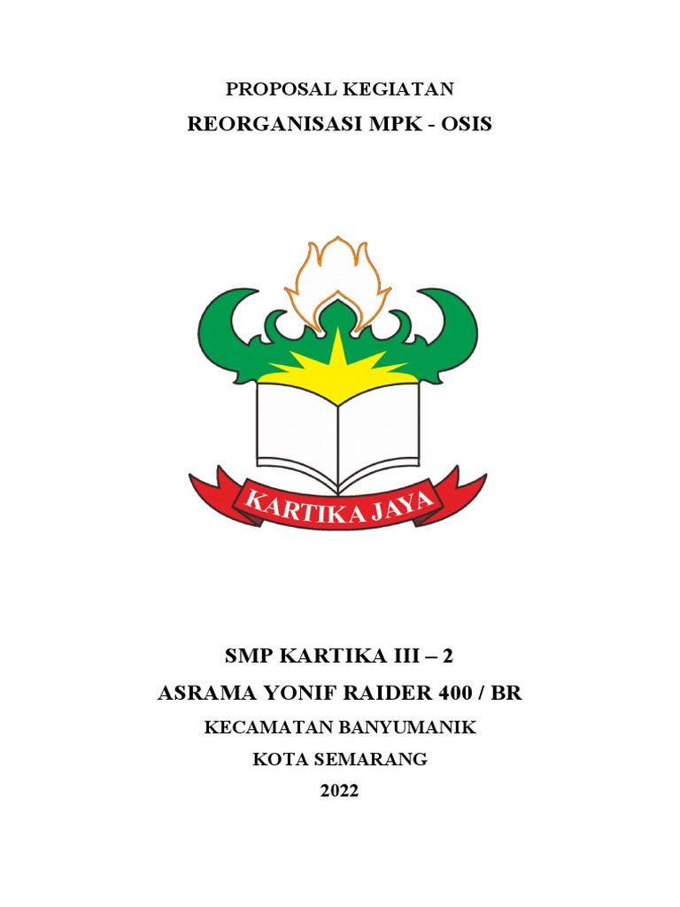 Reorganisasi OSIS SMP Kartika | PDF