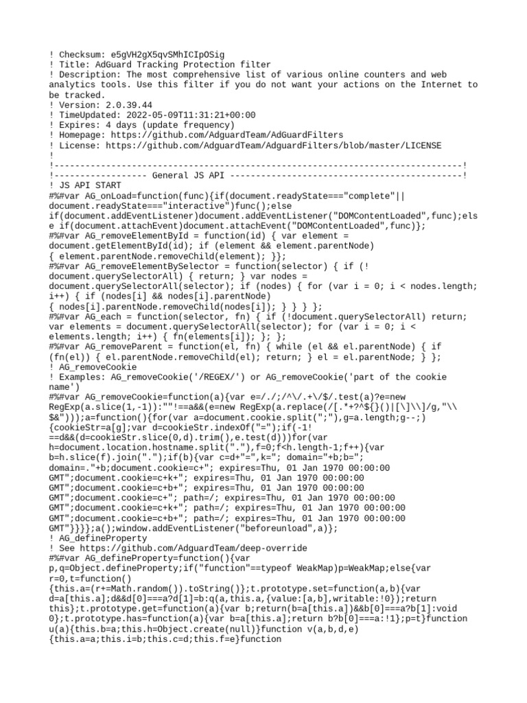 Filtro de Proteccion Contra Rastreo | PDF | Computer Engineering | Information Technology Management