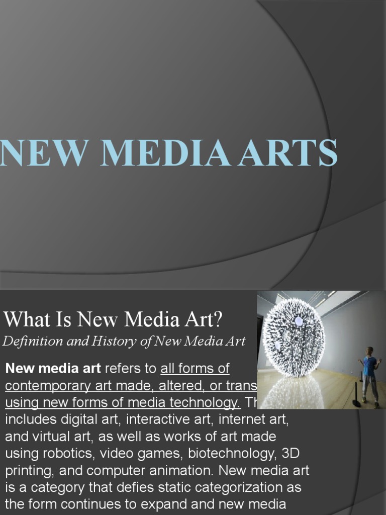 New Media Arts | Download Free PDF | New Media | The Arts
