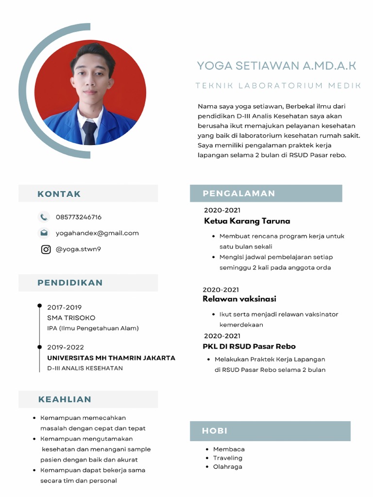 CV Yoga Setiawan | PDF