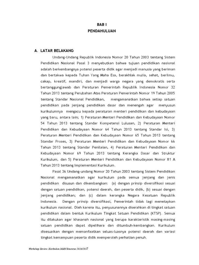 Proposal Workshop Kurikulum 2016 2017 | PDF | Seni