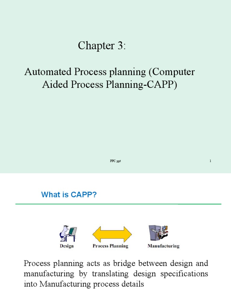 Chapter 3 CAPP | PDF | System | Machining