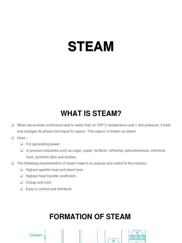 STEAM | PDF | Steam | Enthalpy