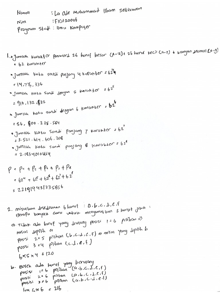 La Ode Muhammad Ilham Setiawan - f1g120006 - La Ode Muhammad Ilham Setiawan - Tugas Uas 1 Math ...