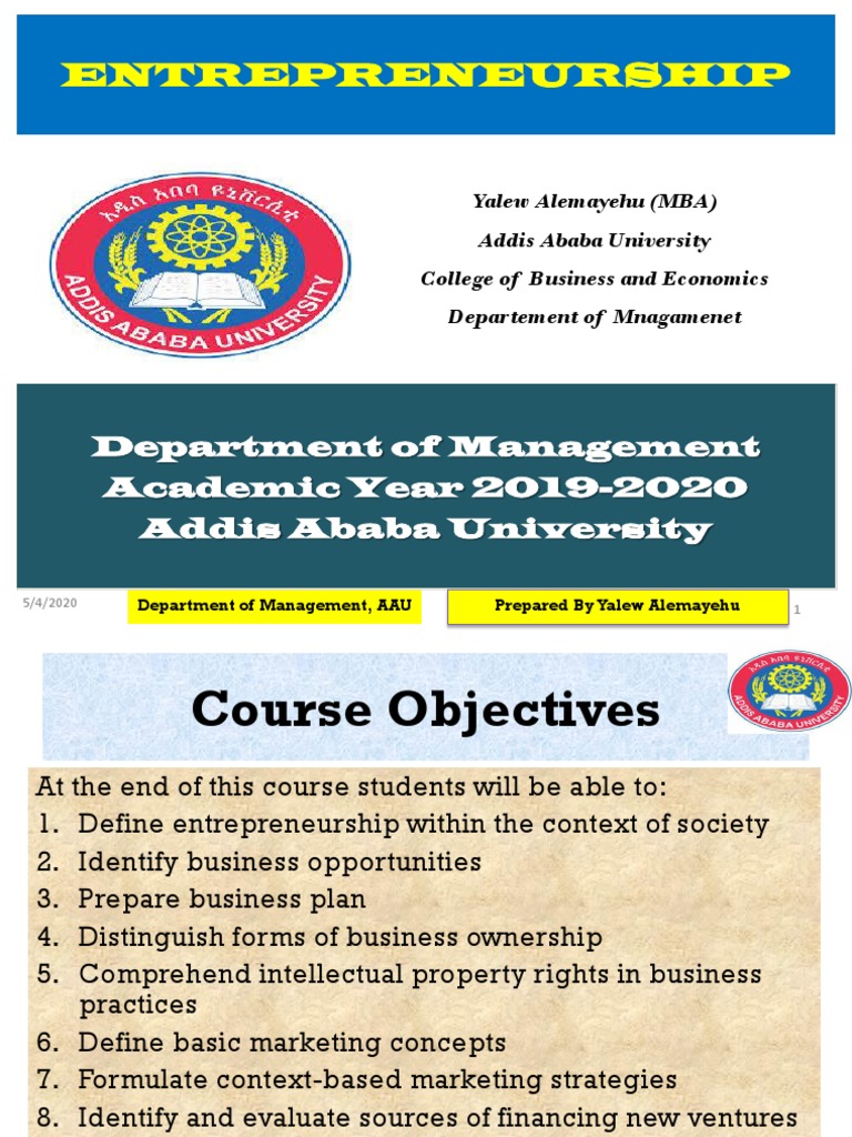 Entrepreneurship PPT For Freshman Program | PDF | Entrepreneurship ...