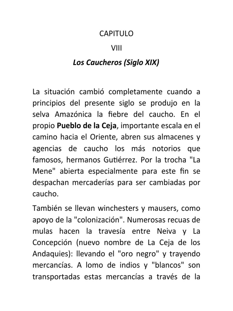 Caucheros Friede | PDF