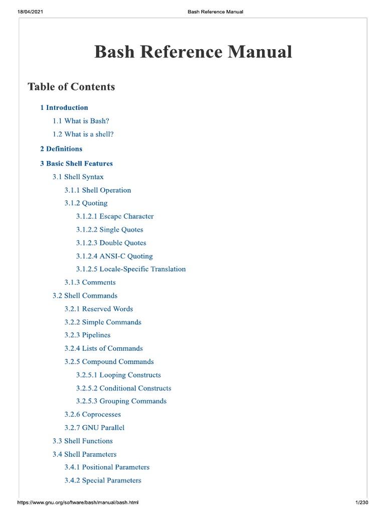 Bash Commands Linux | PDF