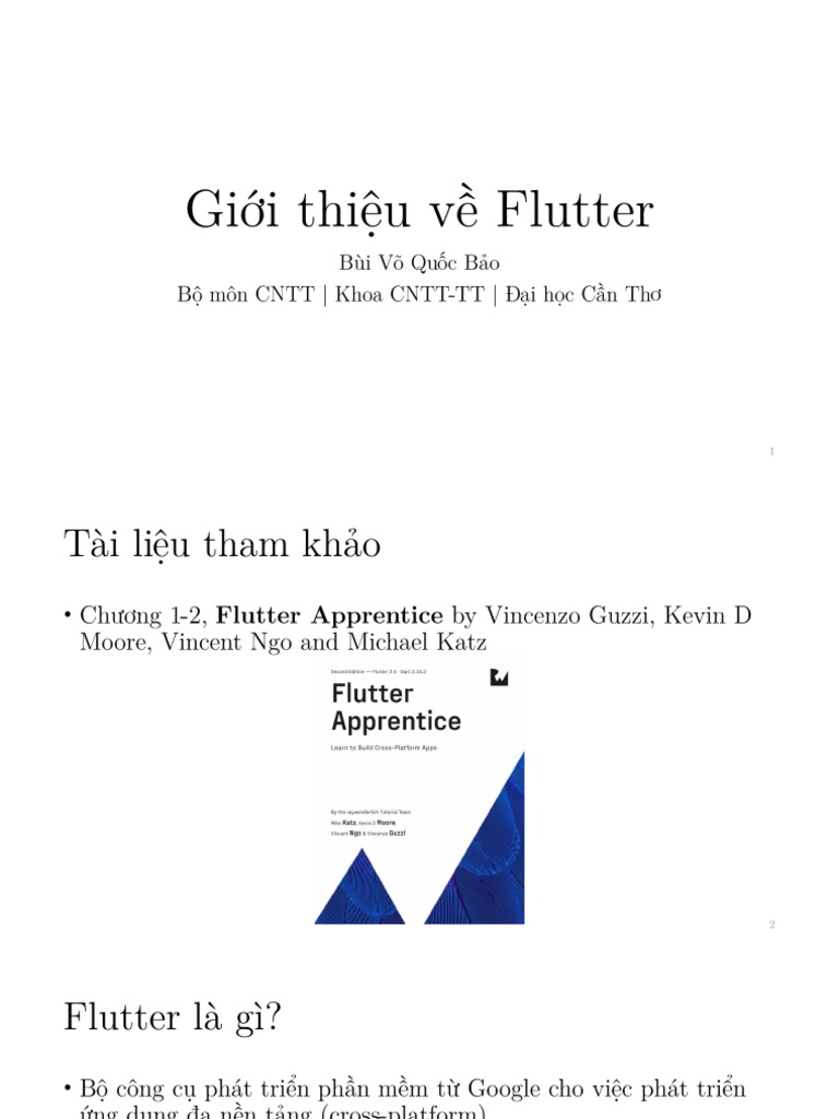 2.Flutter Cơ Bản | PDF