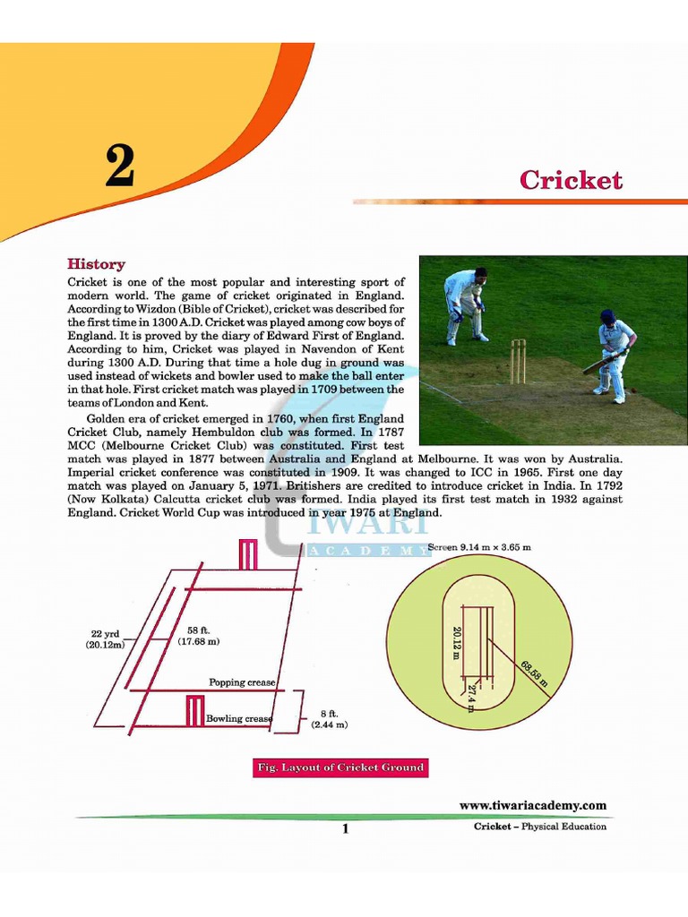 Cricket 12 Phe | PDF