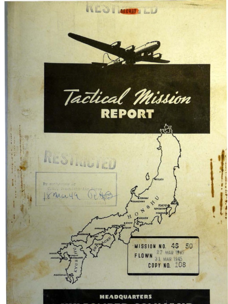 21st Bomber Command Tactical Mission Report 46,50, Ocr | PDF | Unrest ...