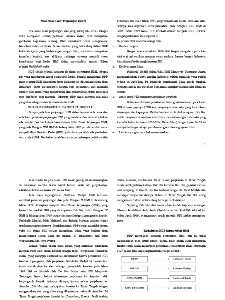 Ringkasan NDP | PDF