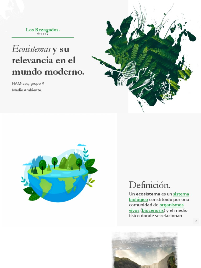 Ecosistemas Presentacion | PDF | Ecosistema | Organismos