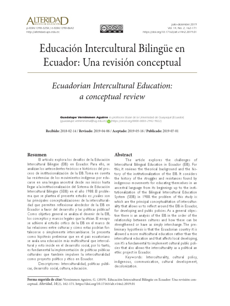 3 La Educacion Intercultural Bilingue | PDF | Ecuador | Interculturalidad