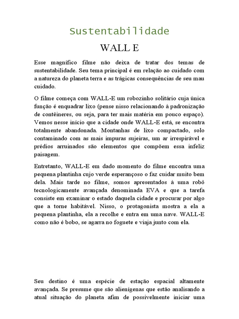 STB Wall e | PDF | Terra