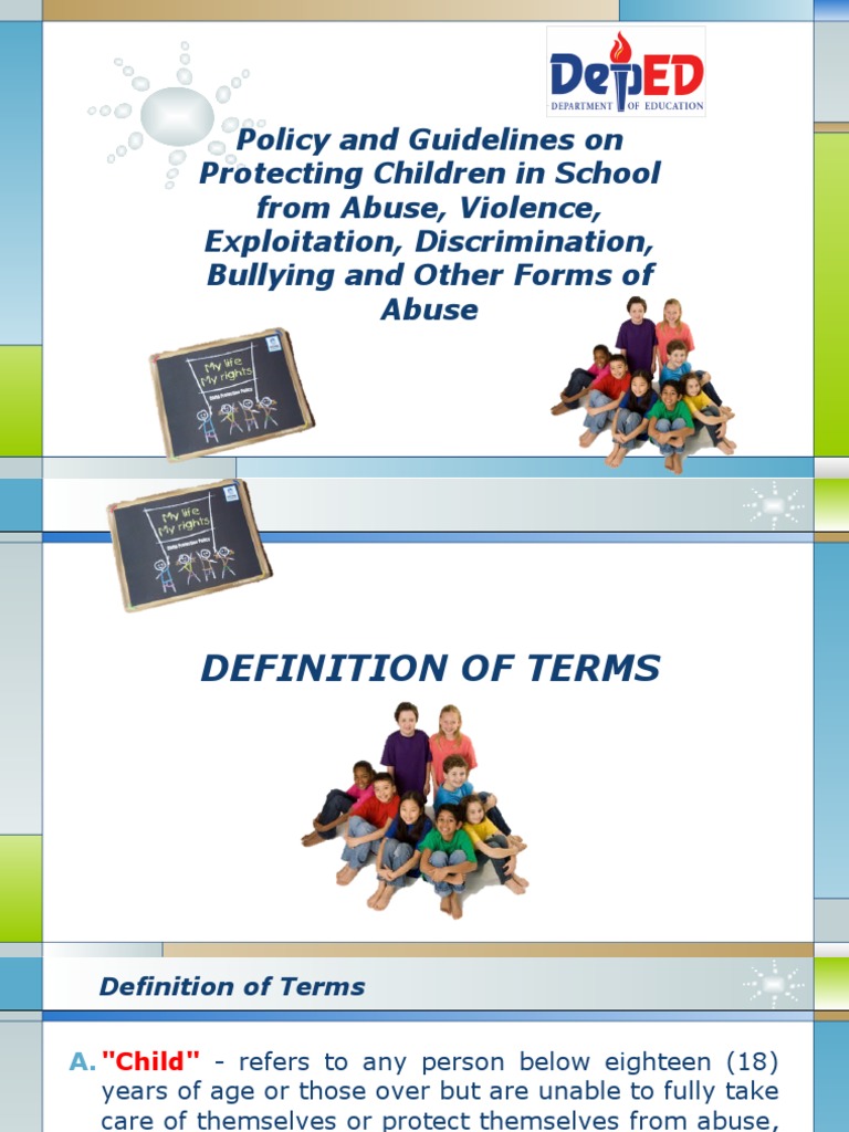 DEPED Child Protection Policy 2 | PDF | Psychological Abuse | Violence
