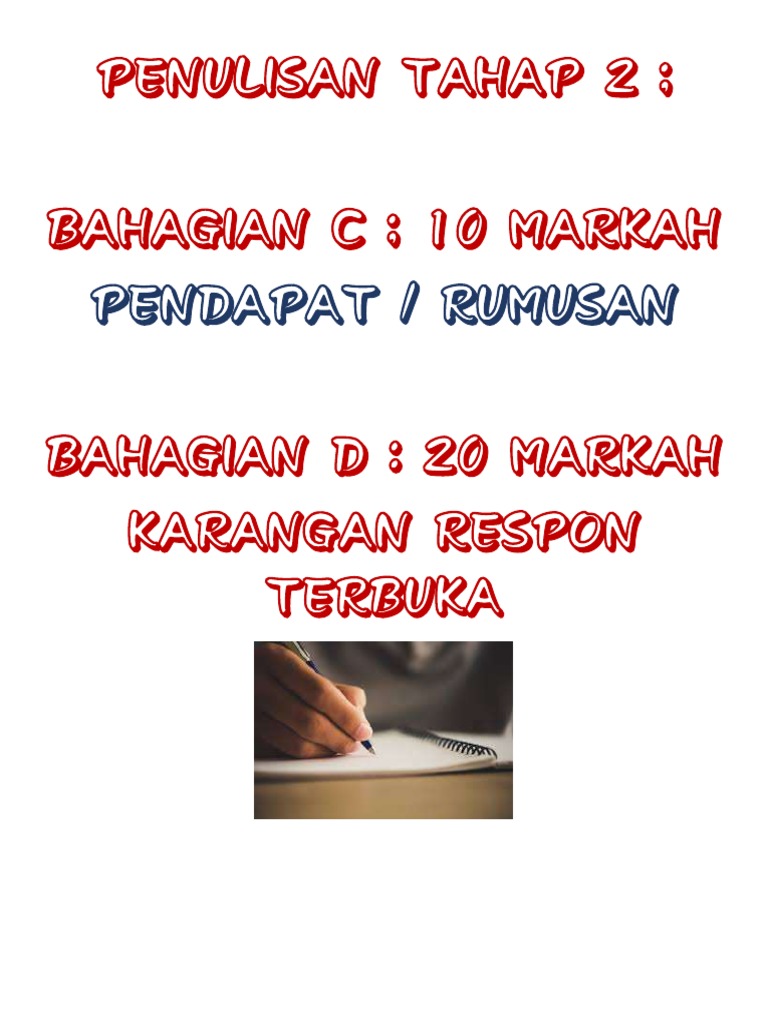 Latihan Penulisan Bahagian C Dan D | PDF | Karier & Perkembangan