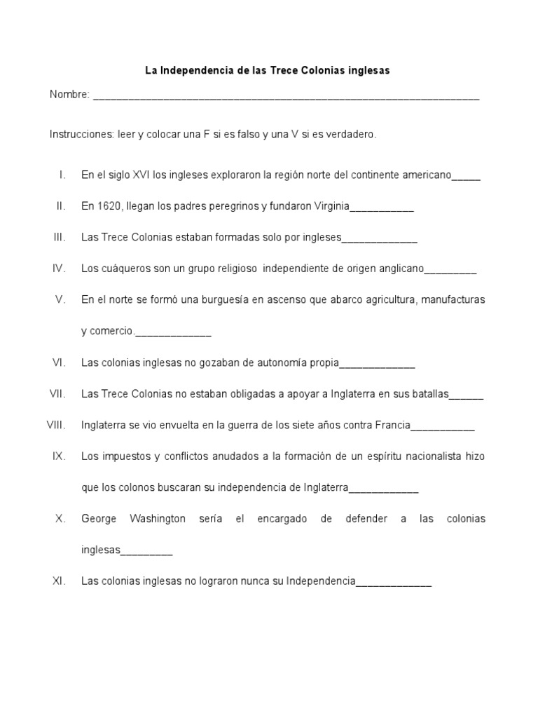 Act. 13 Colonias 2do | PDF