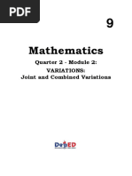 Quarter 2-Module 1: Mathematics | PDF | Area | Volume