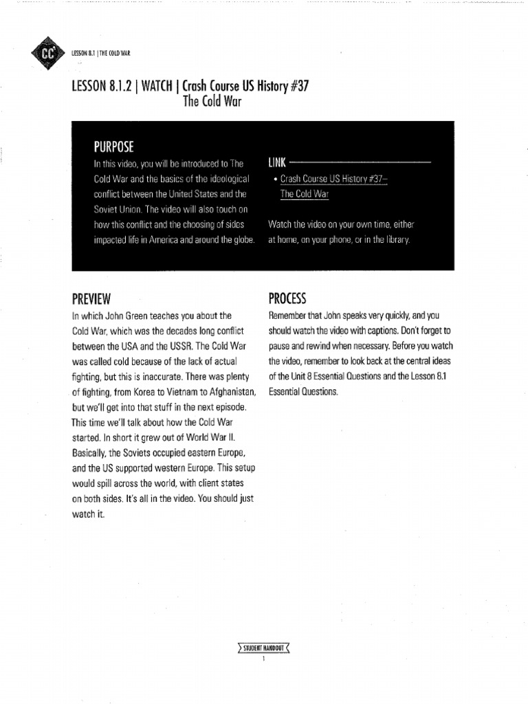 Crash Course 37 | PDF