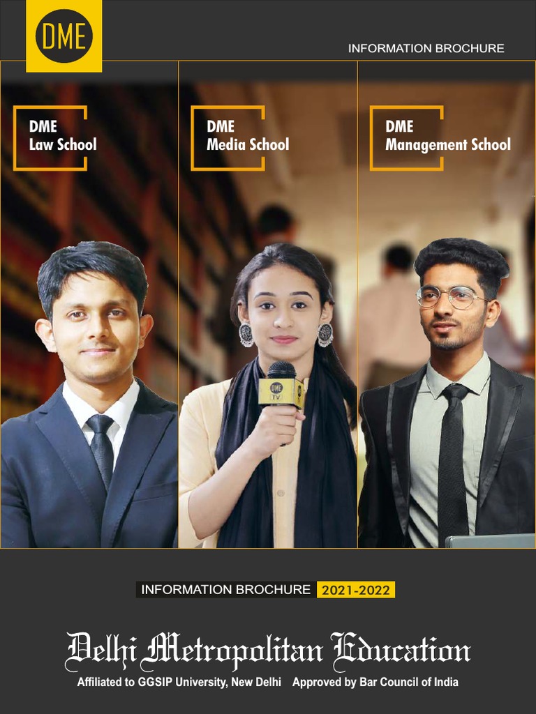 DME Admission Brochure 2021 | PDF | Property Law | Lawyer