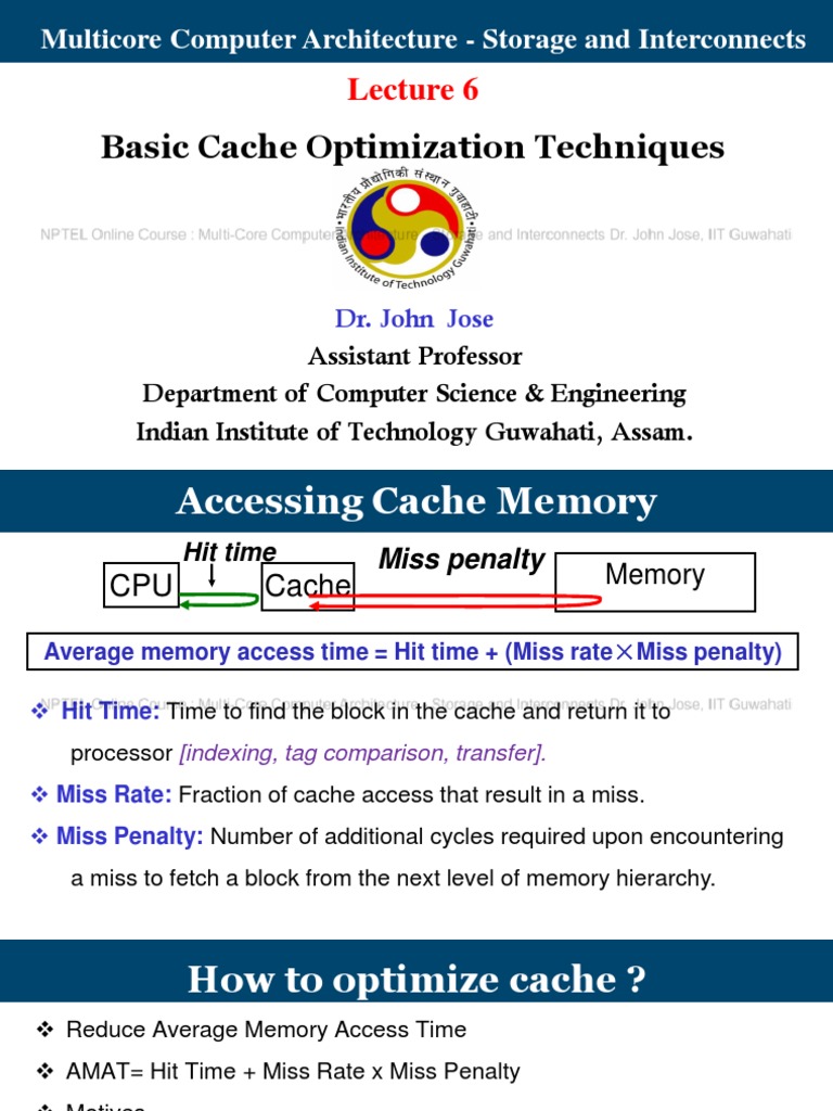 Lec 6 | PDF | Cpu Cache | Information Technology