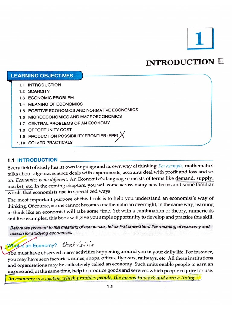 BEM - Introduction of Economics | PDF | Economics | Microeconomics