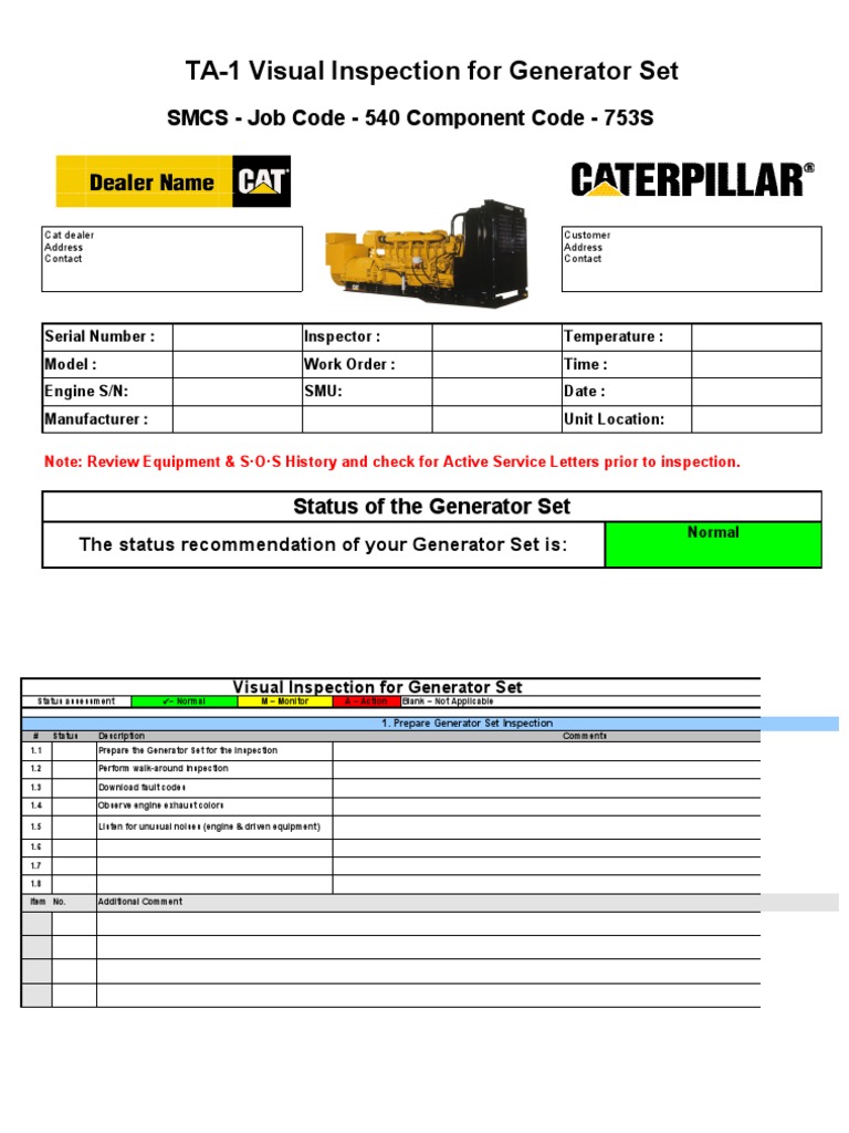 TA1 English - Generator Set | PDF | Turbocharger | Internal Combustion ...