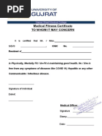 Fit To Fly Certificate Template | PDF
