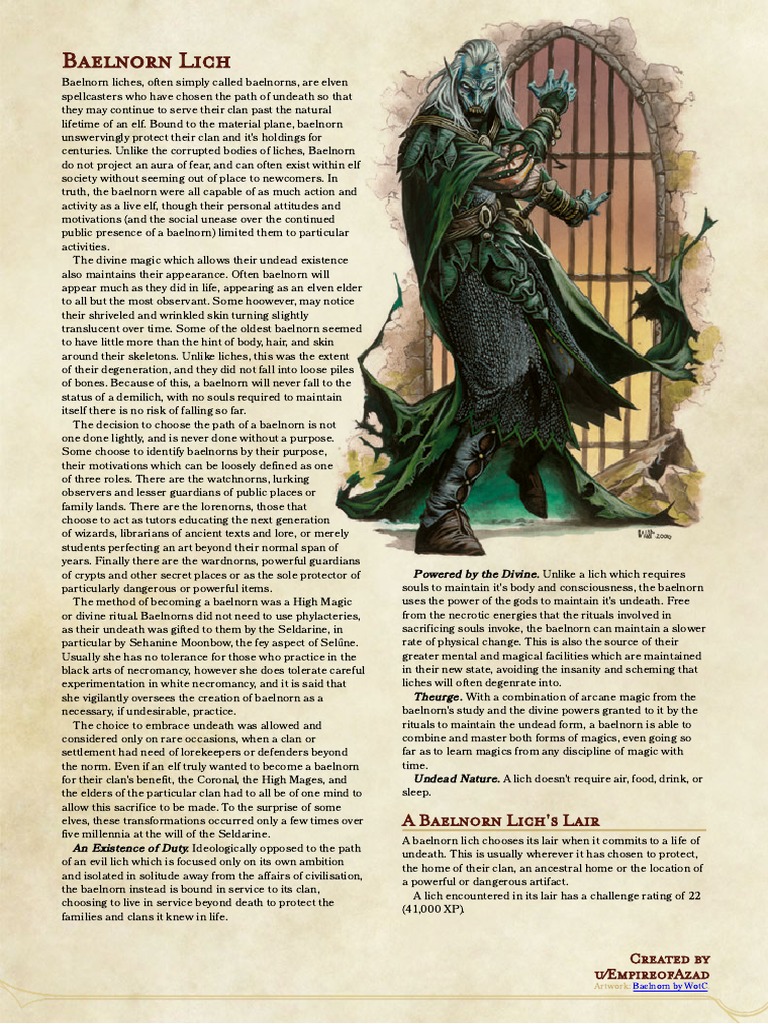 Baelnorn | PDF