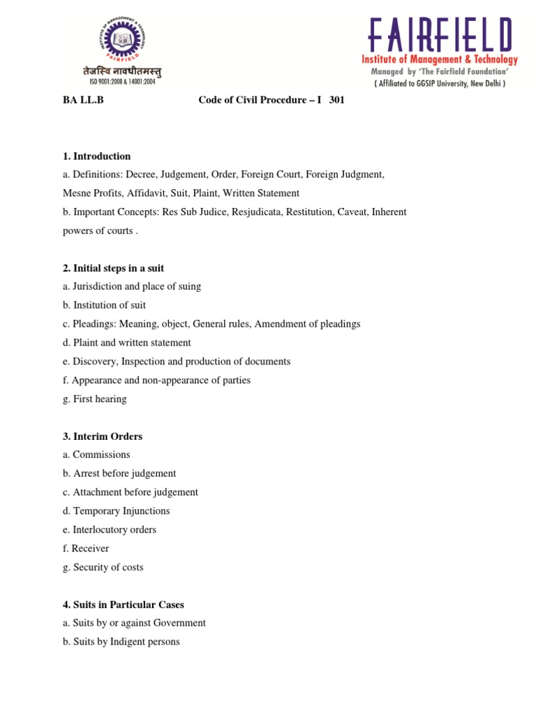 Understanding Key Concepts and Initial Steps in Civil Litigation | PDF | Affidavit | Lawsuit