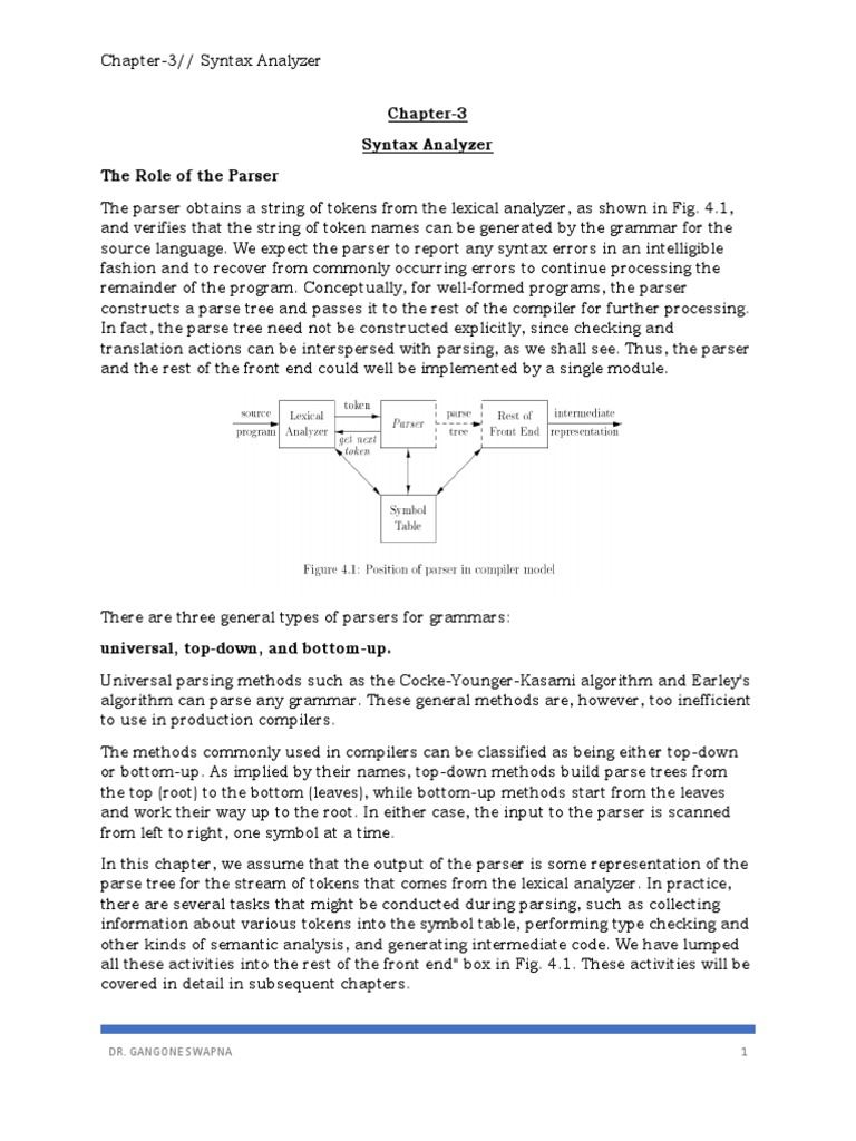 Chapter 3 | PDF | Parsing | Computer Programming