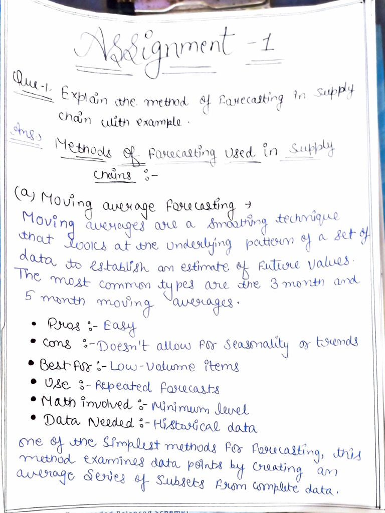 SCM Assignment | PDF | Inventory | Supply Chain