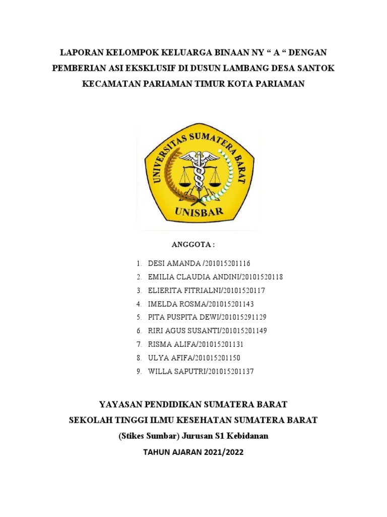 Laporan Pemberian ASI Eksklusif di Santok | PDF