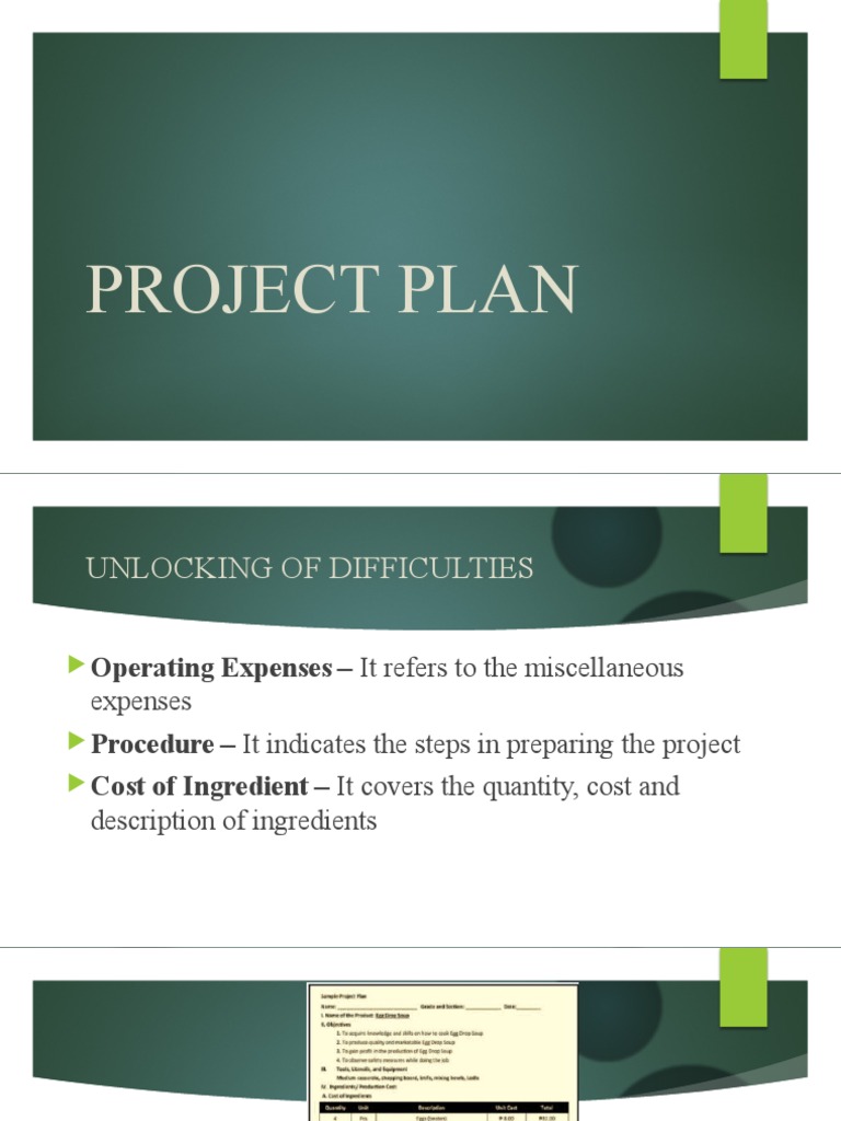 Project Plan Cookery 10 | Download Free PDF | Home | Western Cuisine
