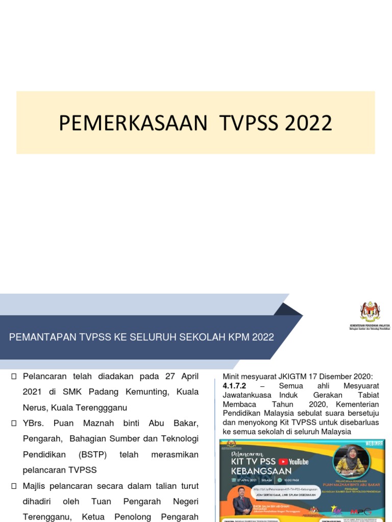 Pemantapan TVPSS2022 | PDF