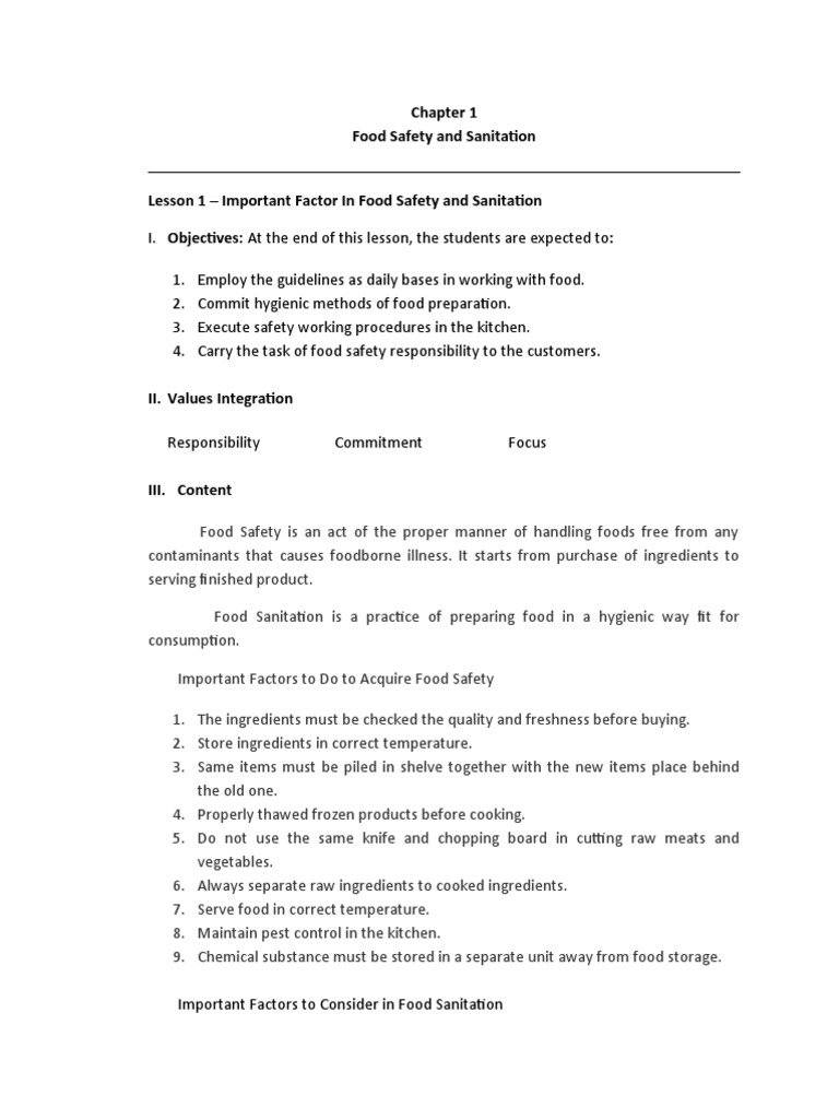 Kitchen Essentials | PDF | Microorganism | Foods