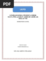 Modul Ajar Akidah Akhlak Kelas 8 | PDF