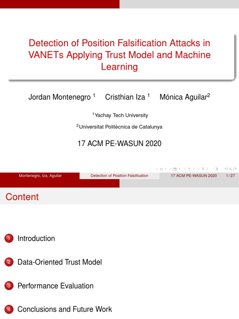 ML Vanet-2 | PDF | Receiver Operating Characteristic | Computer Science