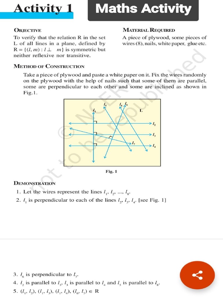 Maths Activity Class XII | PDF Maths Activity Class XII | PDF