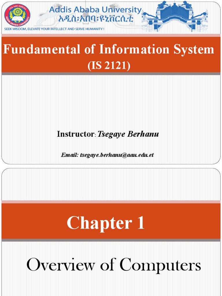 Information System Chapter 1 Overview Of Computers Pdf Input Output Information
