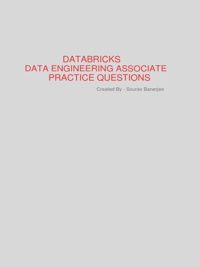 Databricks Question 1668314325 | PDF | Database Transaction | Databases