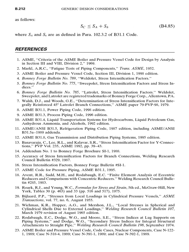 As Follows:: References | PDF | Pipe (Fluid Conveyance) | Stress (Mechanics)