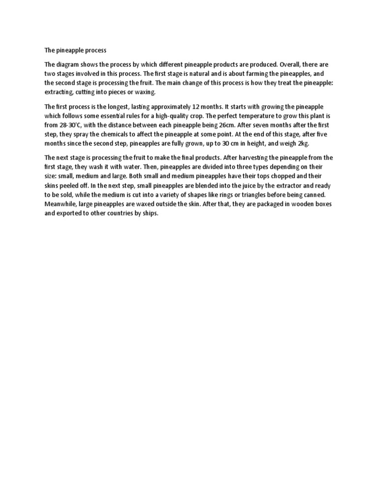 The Pineapple's Process - Edited | PDF | Wellness