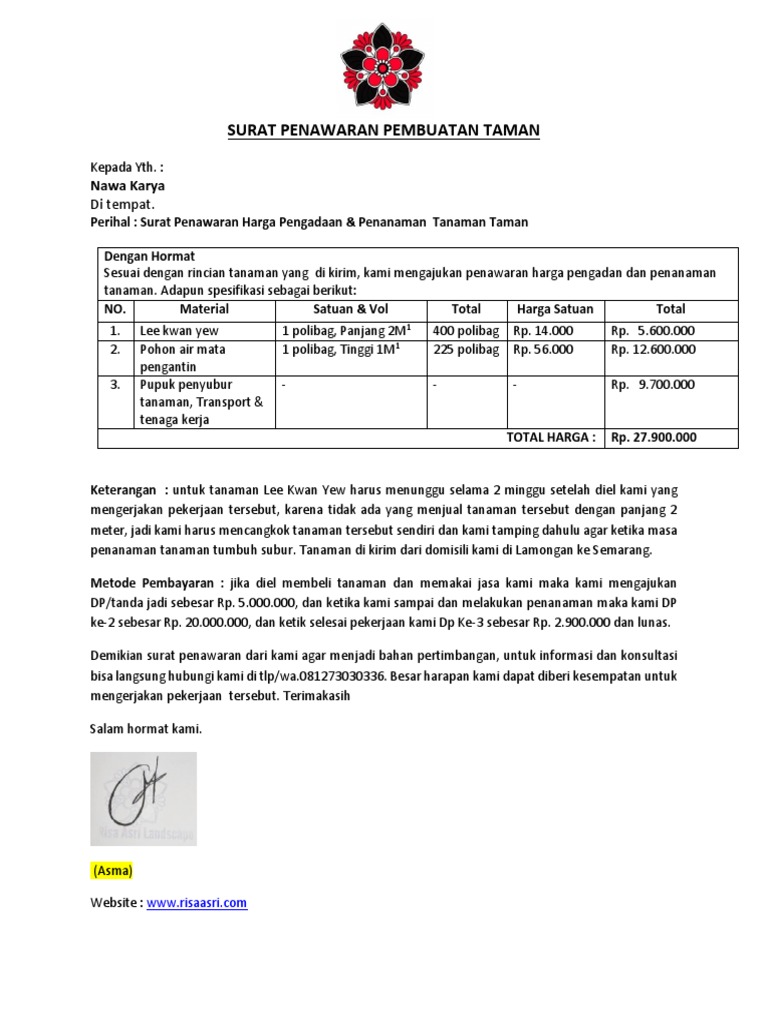 Rab CV Risa Lamongan | PDF
