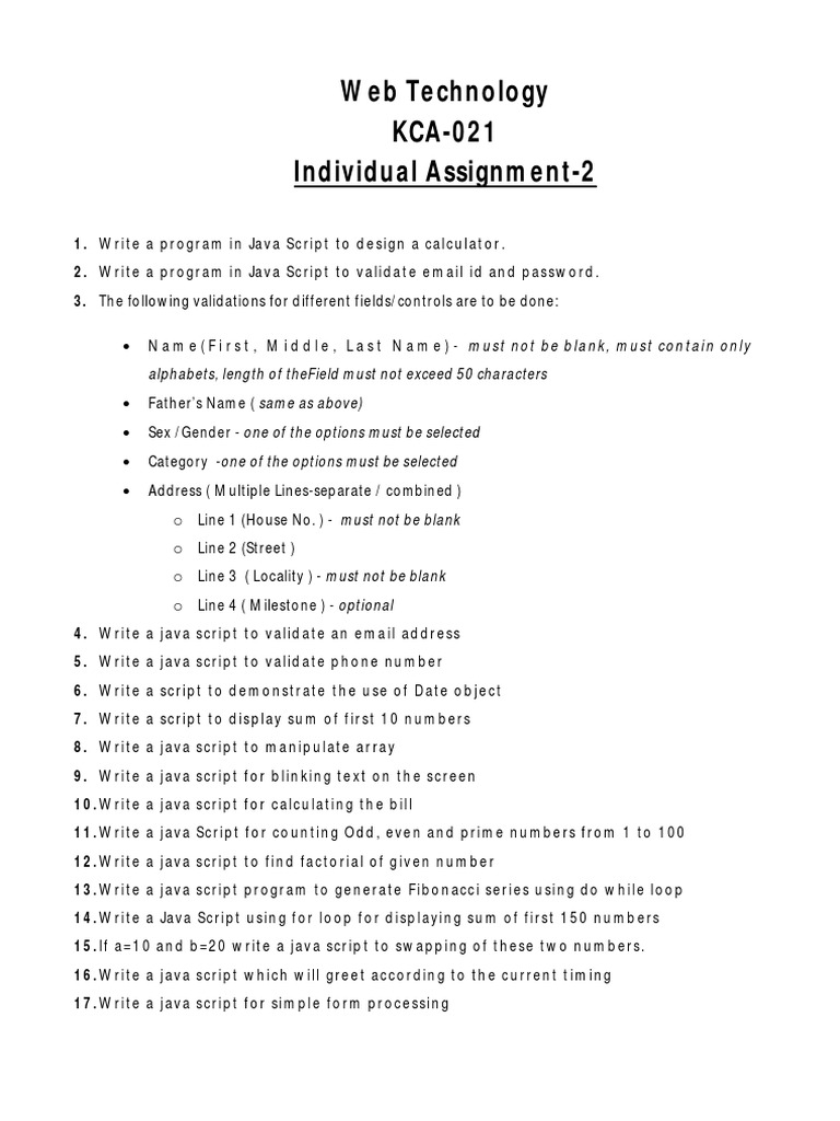 WT Individual Assignment-2 | PDF | Java (Programming Language) | Computing