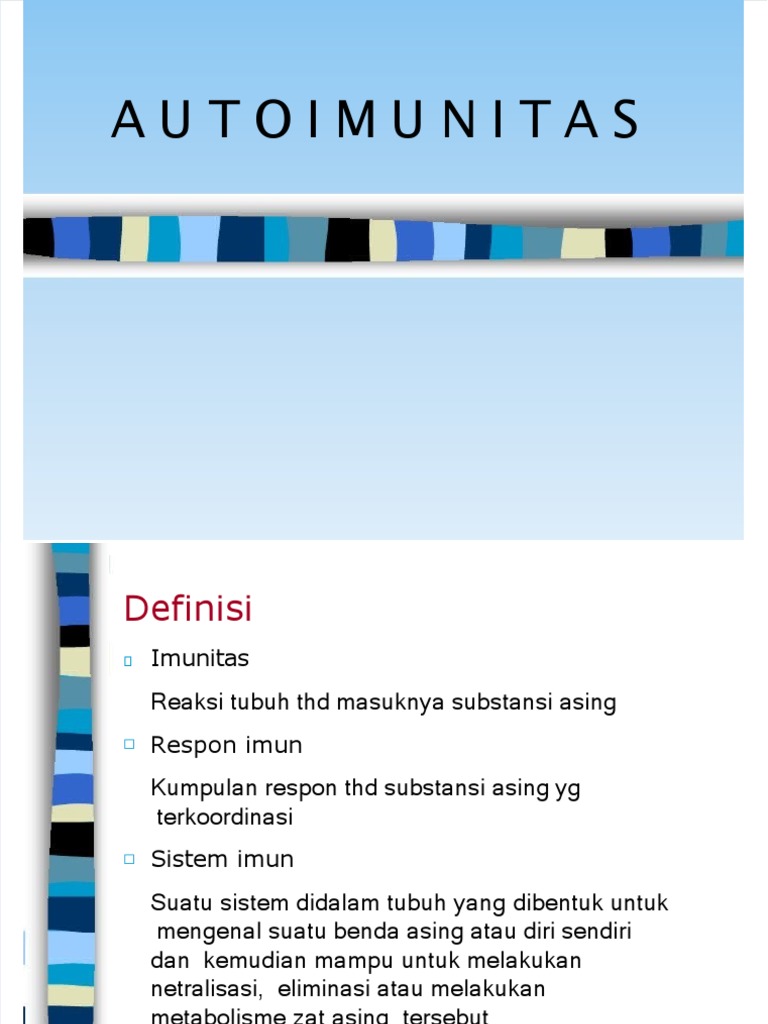 Pertemuan 1 Autoimun | PDF