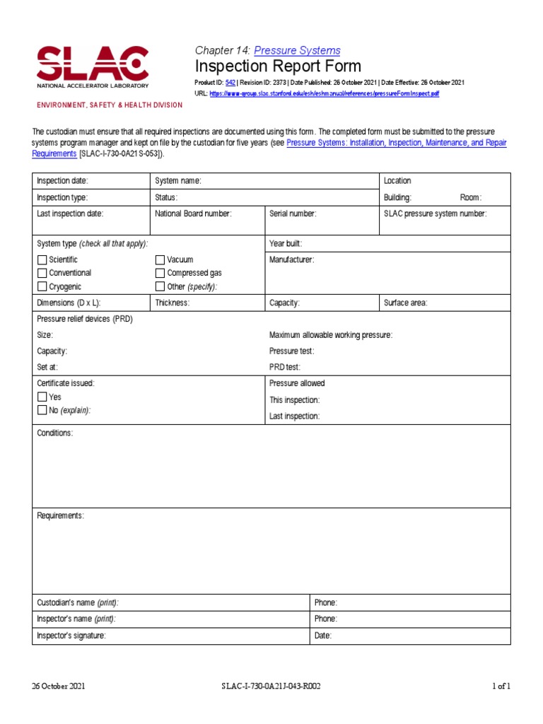 Pressure Form Inspect | PDF Pressure Form Inspect | PDF